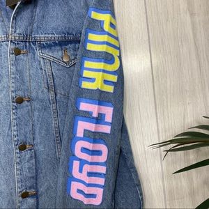 Pink Floyd | Jackets & Coats | New Pink Floyd Denim Jacket Dark Side Of ...